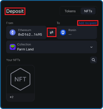 How to Deposit to Ronin – Ronin