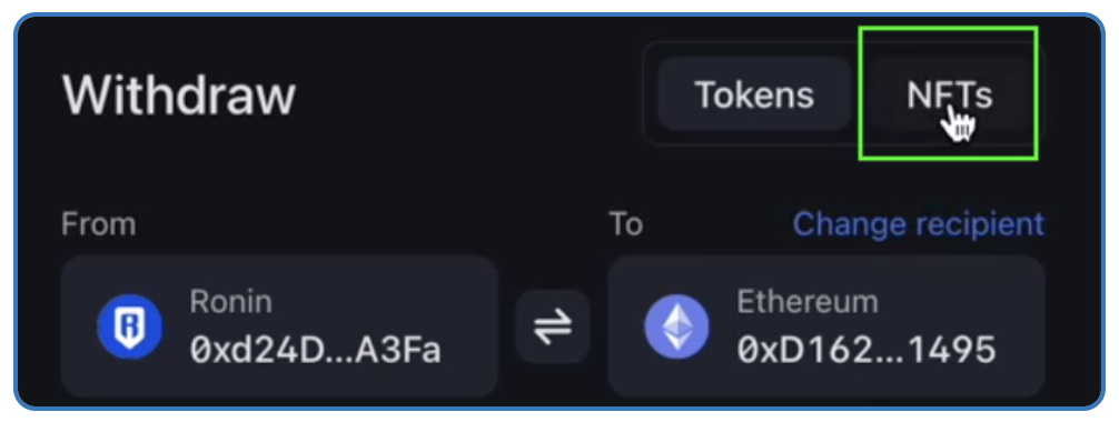 How to Withdraw from your Ronin wallet – Ronin