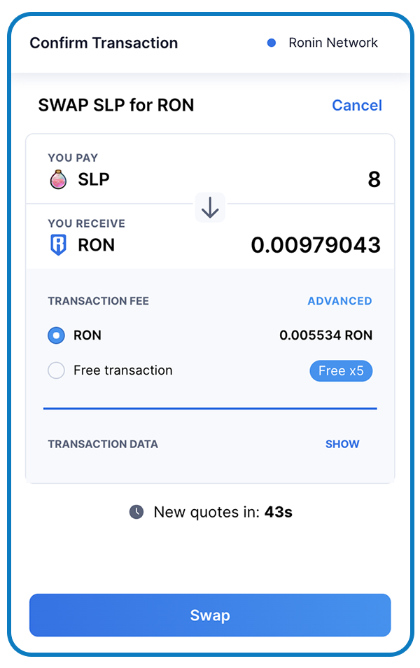How to Swap Tokens in Katana – Ronin
