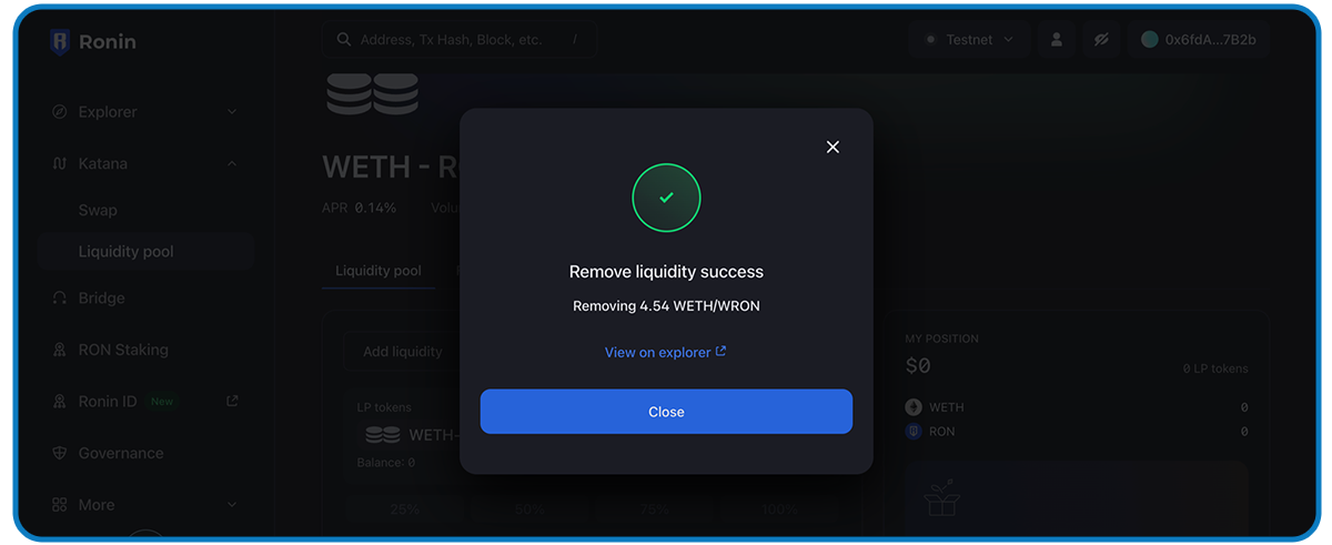 Katana Liquidity Pool Guide – Ronin