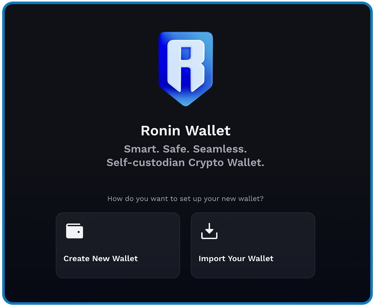 Guía para Ronin Wallet PC – Ronin