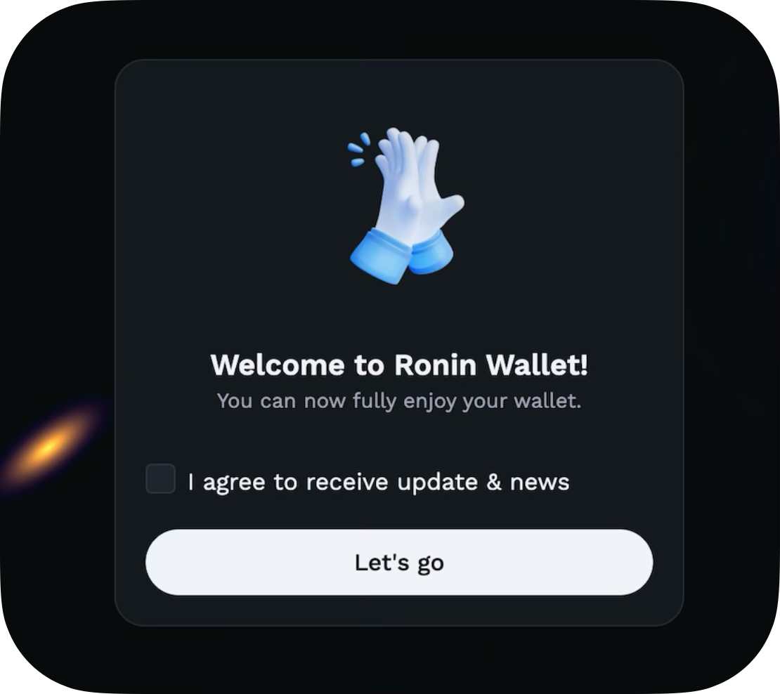 Ronin Wallet - Keyless Wallet Setup Guide [Passwordless Flow] – Ronin
