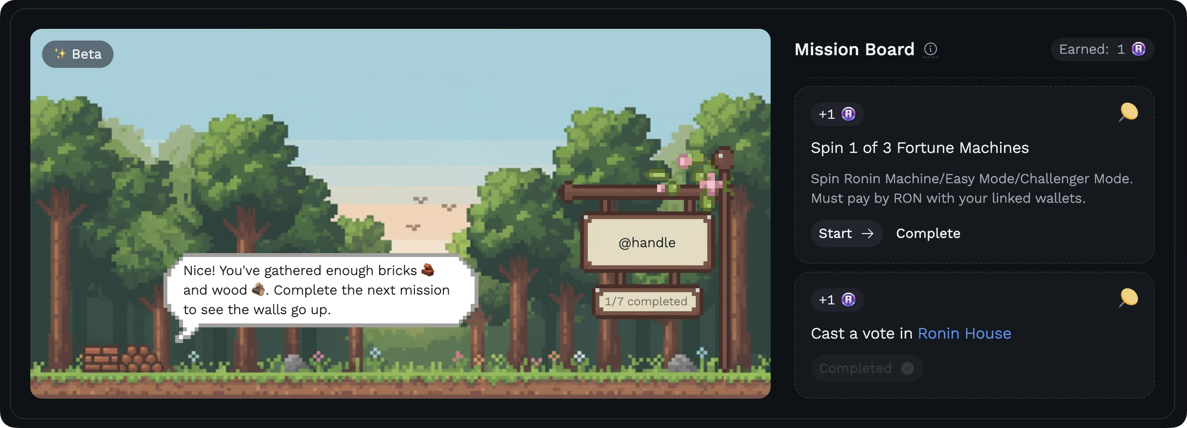 Ronin Profile - Mission Board – Ronin